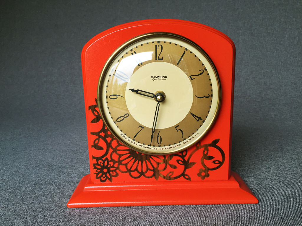 Flower Power Clock – One of a Kind Design